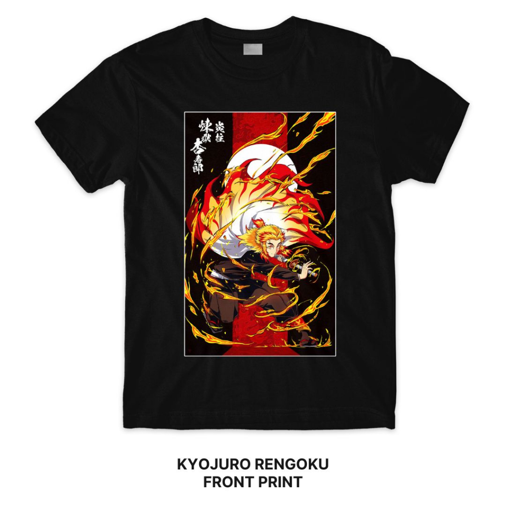 Kyojuro Rengoku Demon Slayer Series T-Shirt (Singapore 3-4 Days ...