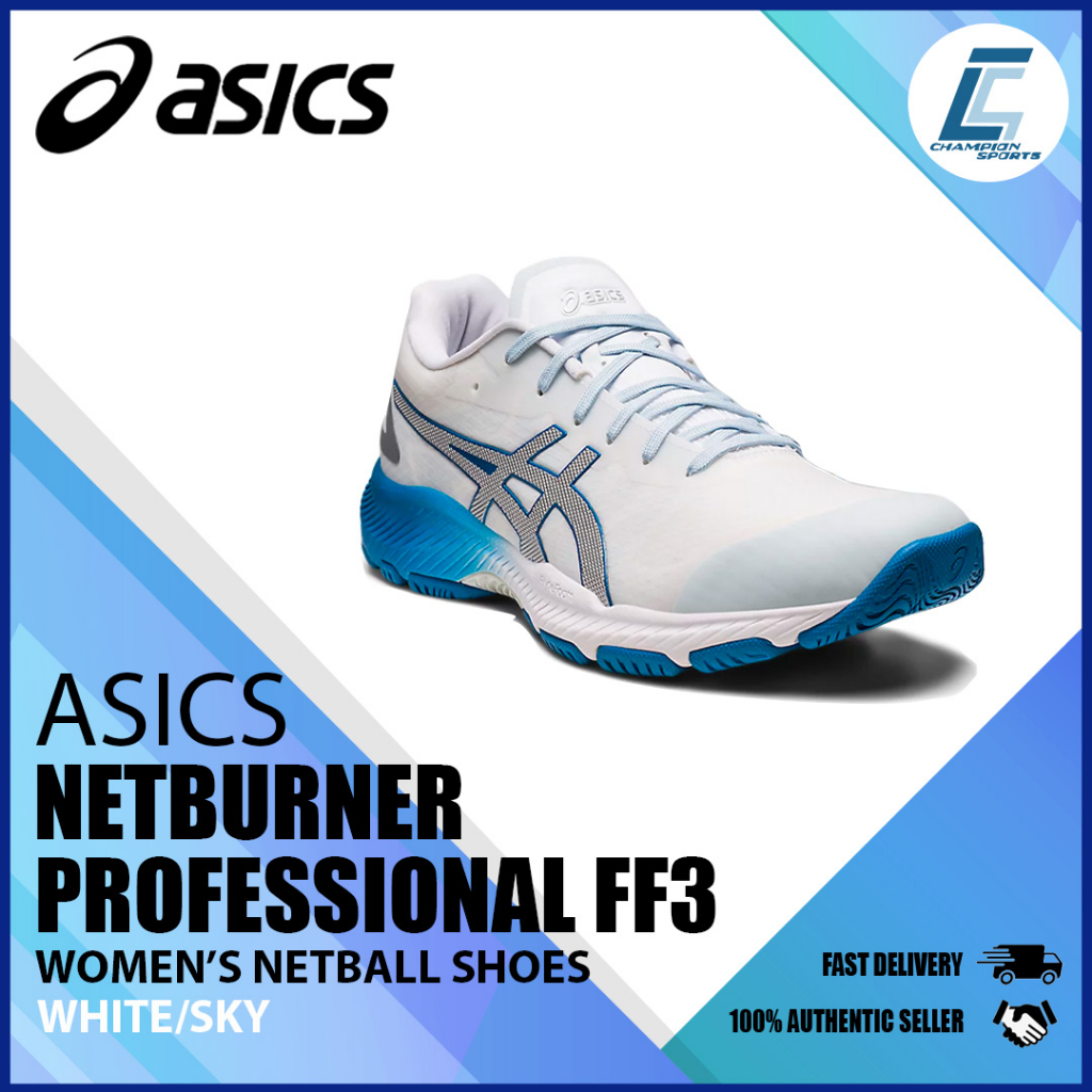 Asics Women's Netburner Professional FF3 Netball Shoes (1072A061-105 ...