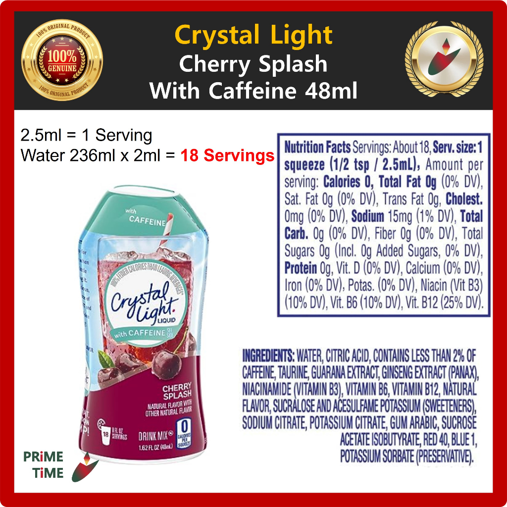 [Crystal Light] Low Calorie Drink Mix Powder Liquid / Fruit Lemonade ...
