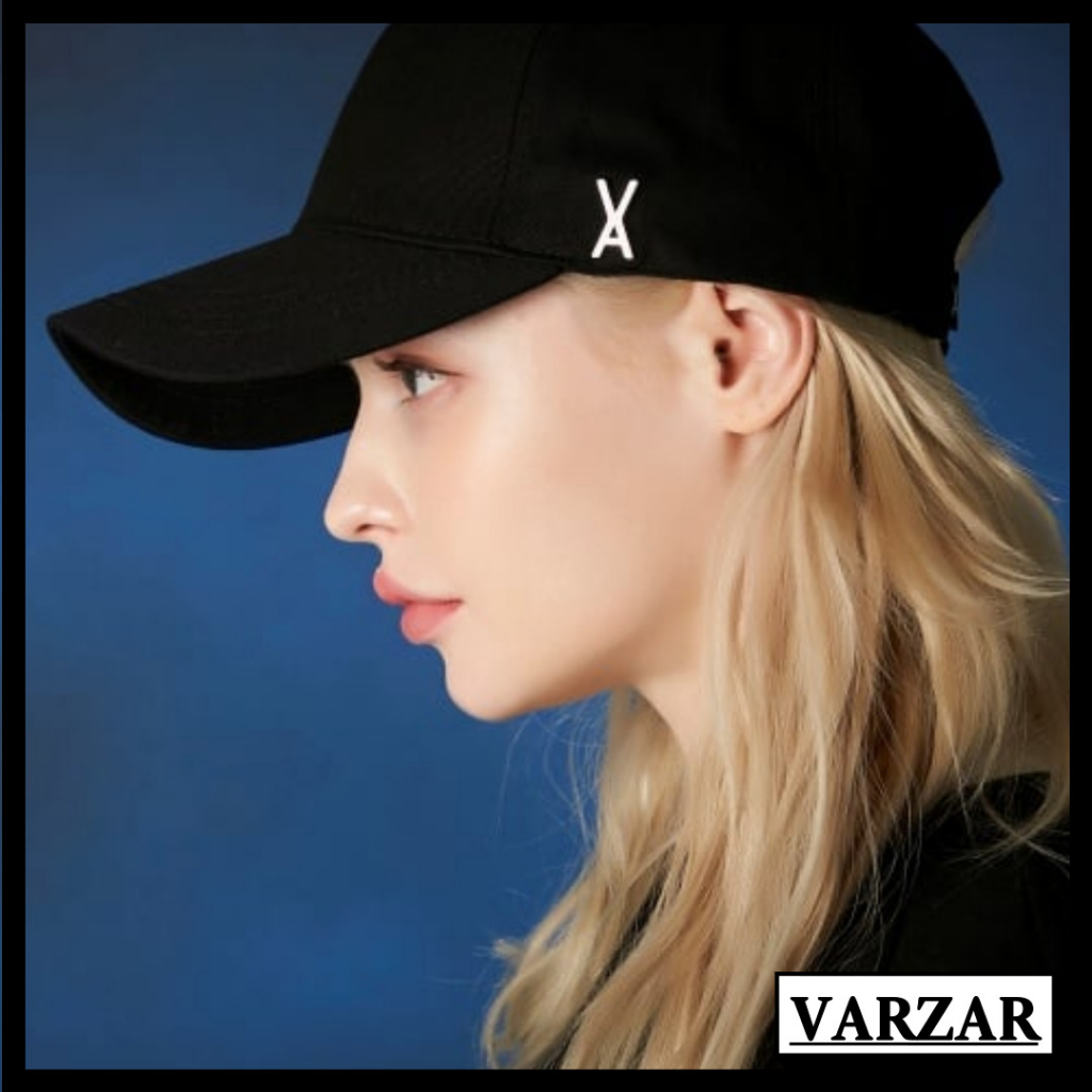 VARZAR Stud logo over fit ball cap shipping from korea | Shopee Malaysia