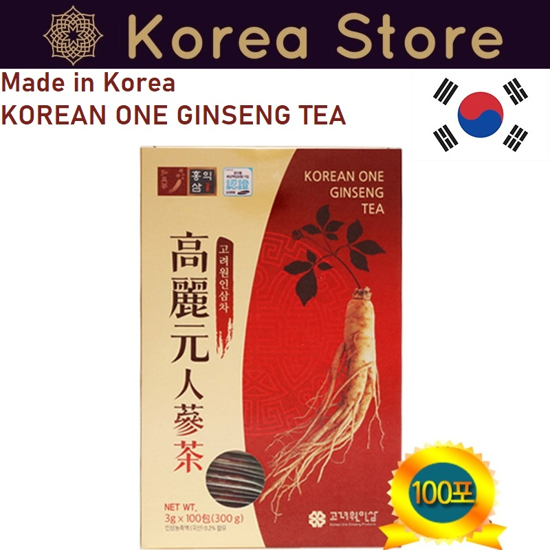 Made in Korea KOREAN ONE GINSENG TEA 1+1 (total 200pouch) | Shopee Malaysia