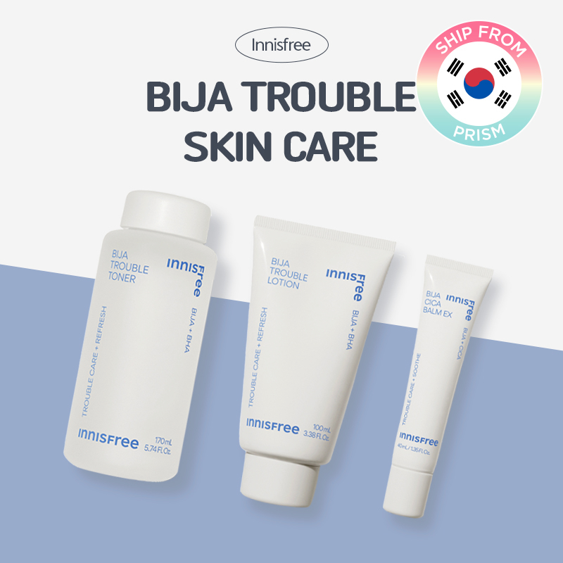 Innisfree Bija Trouble Skin Lotion Cream for Trouble Skin Acne | Shopee ...