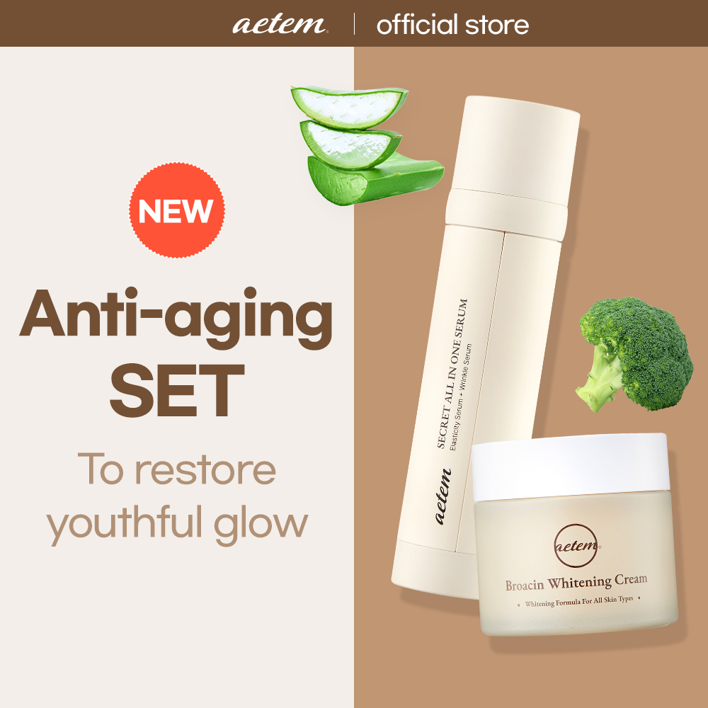 aetem Anti-aging Set for Wrinkles, Skin Elasticity and Age Spots ...