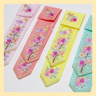 Hanbok Accessories Daenggi Hair Ribbon 6 Colors | Shopee Malaysia