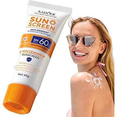 Sadoer Sunscreen. Antioxidant, whitening, cream. SPF 60 PA+++ | Shopee Malaysia