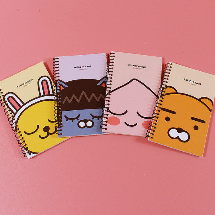 Kakao Friends Mini Memo Notebook 6 Types Ryan Apeach Neo Tube Muji ...