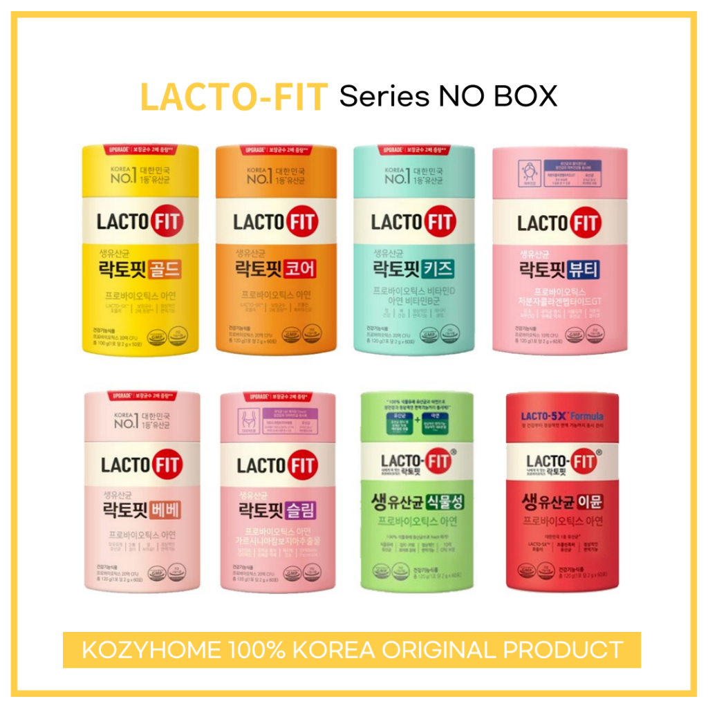 LACTO FIT Probiotics Gold 50 Sachet lactofit korea 50 stick CFU ...