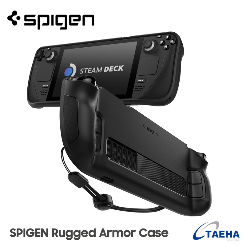 SPIGEN Rugged Armor Case for Steam Deck Matte black | Shopee Malaysia