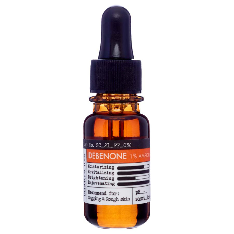 DERMA FACTORY Idebenone 1% Ampoule 0.34 fl.oz / 10ml (Expiry date: 2027 ...