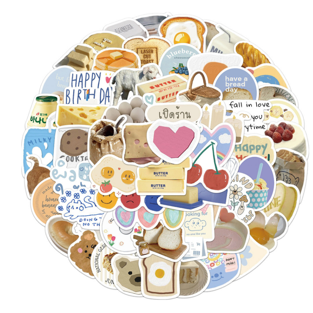 Dairy DAKKU Sticker Diary Sticker, Korea Stationery for Diary ...