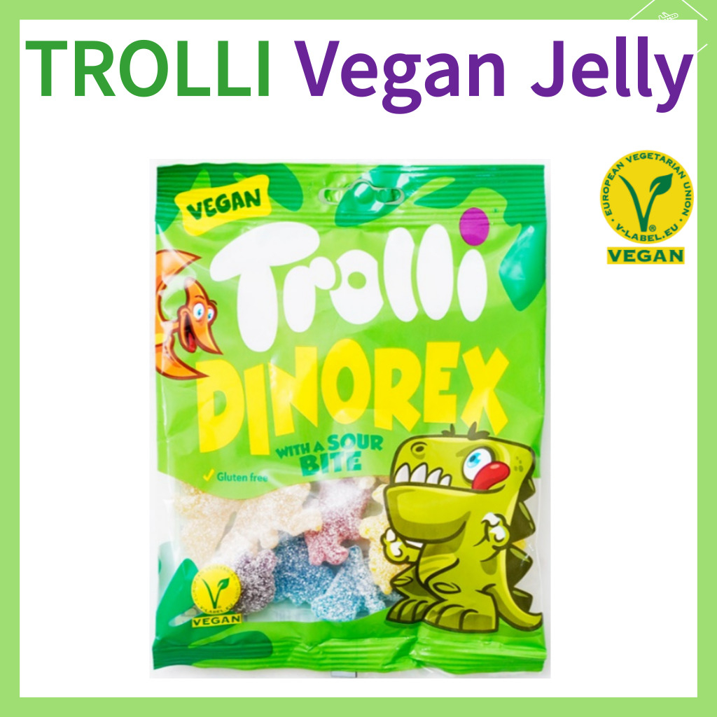 [Trolli] Vegan Jelly 100g 3ea Trolli Sour Gummy Vegan candy Snack ...