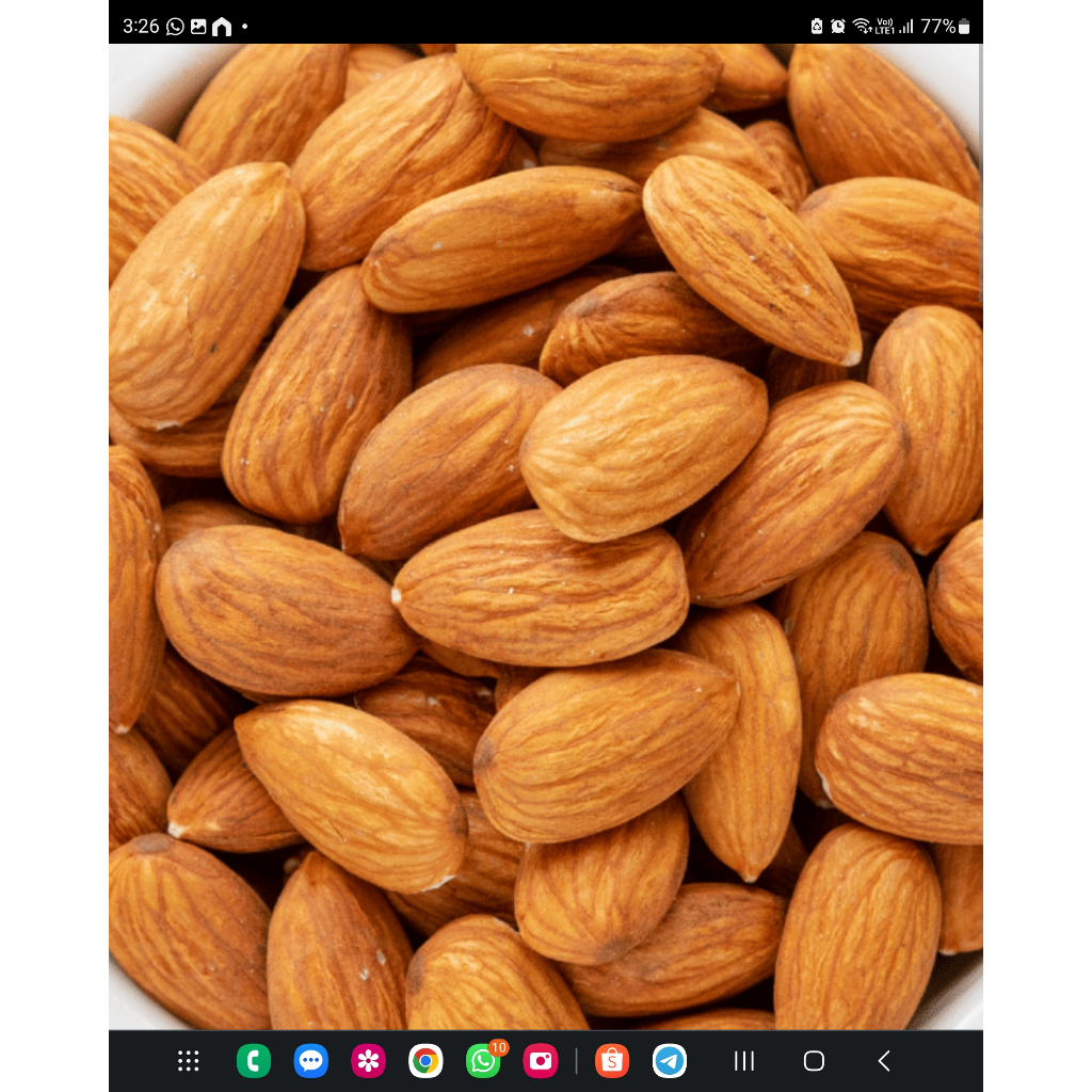 Raw california almonds without shell 500g 1kg | Shopee Malaysia