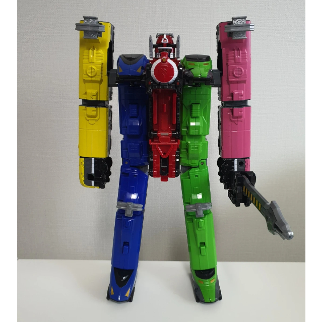 Bandai Namco - Power Rangers Train Force Train Combination DX Train ...