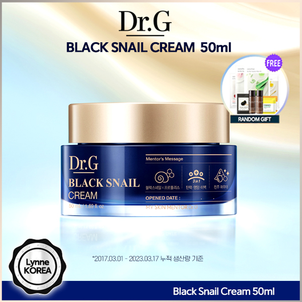 Dr.G Black Snail Cream 50ml / Snail Cream Wrinkle cream | Shopee Malaysia