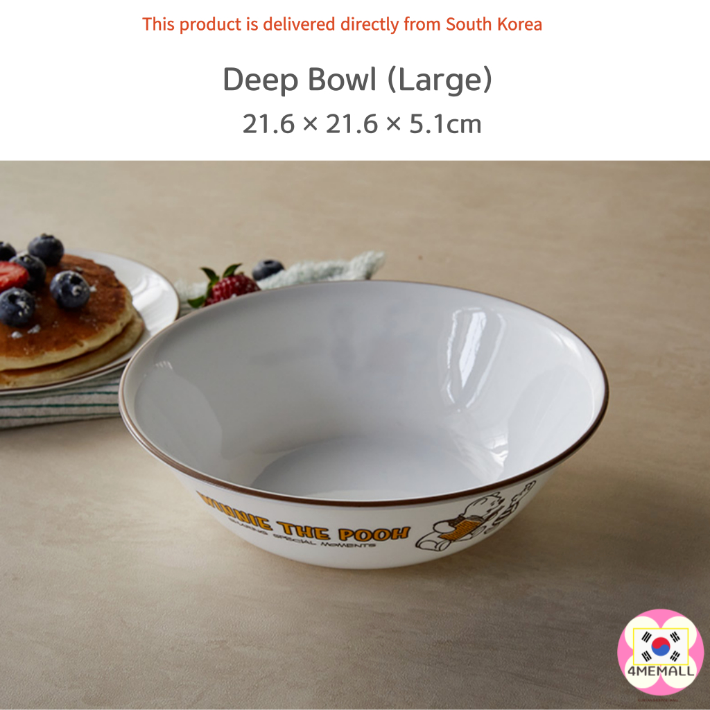 CORELLE × Winnie the Pooh Character Tableware Series Plate Bowl ...