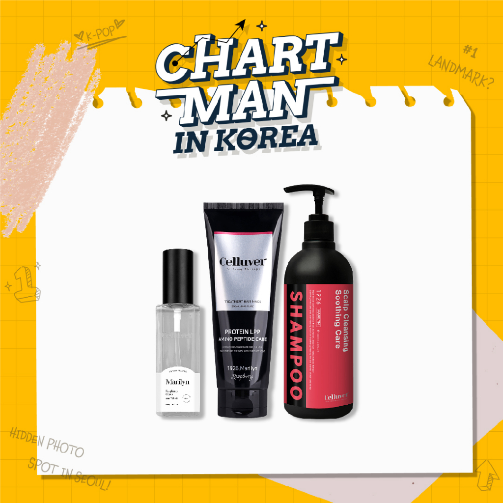 [Celluver] Chiffon Perfume 80ml / Triple Black Perfume Shampoo 500ml / Protein LPP Perfume ...