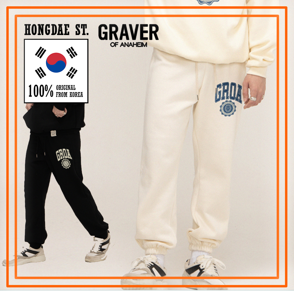 GRAVER - 100% Authentic - UNISEX Groa Logo Classic Heart Sweat Jogger ...