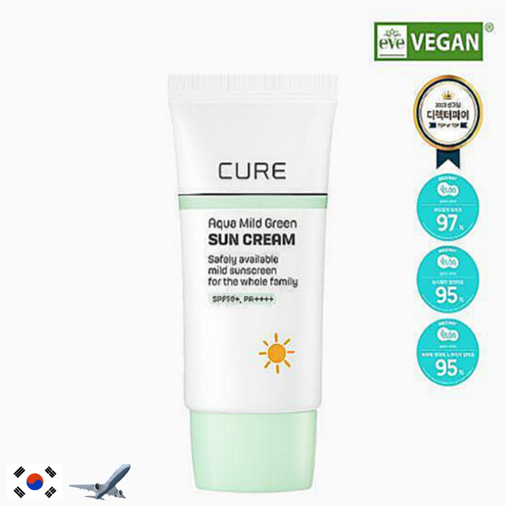 CURE Aqua Mild Green SUN CREAM 40ml | Shopee Malaysia