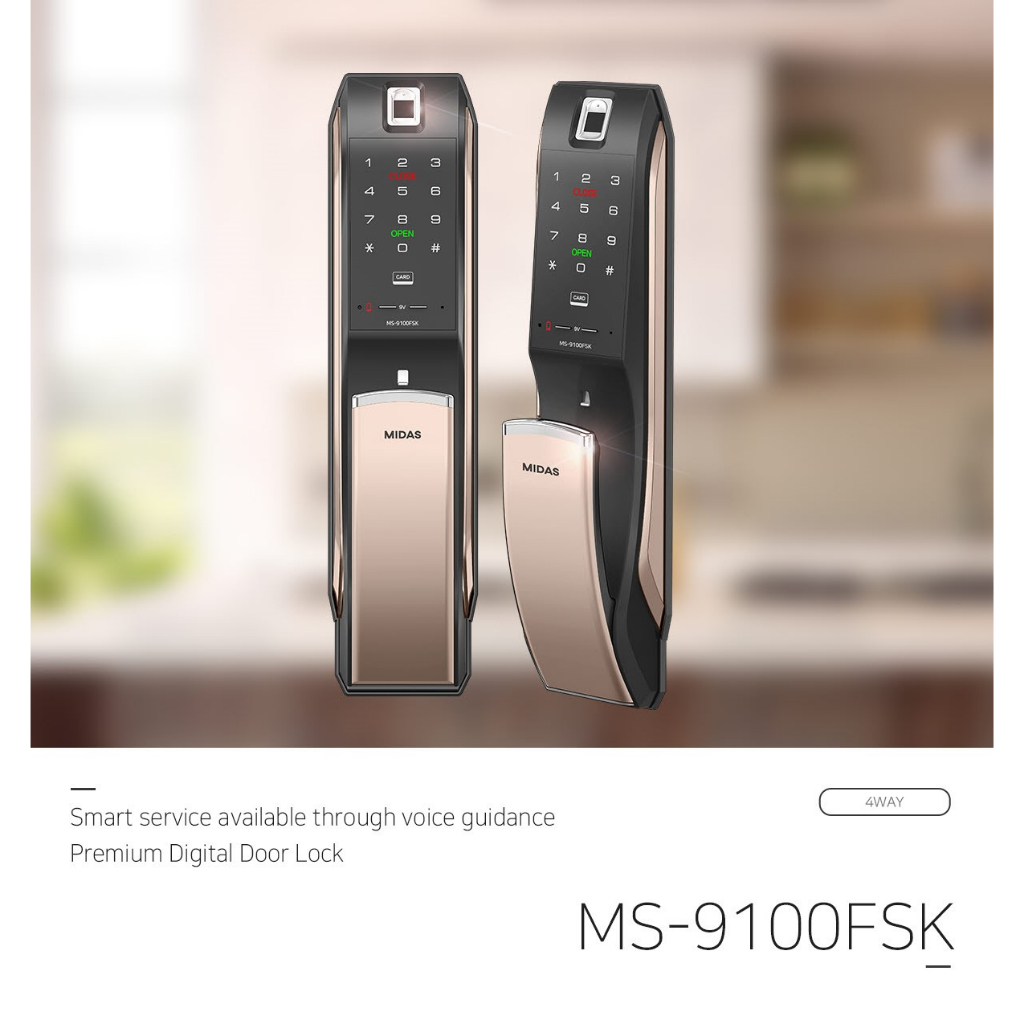 MIDAS MS-9100FSK / MIDAS / MS-9100FSK / Digital Door Lock / Made In ...