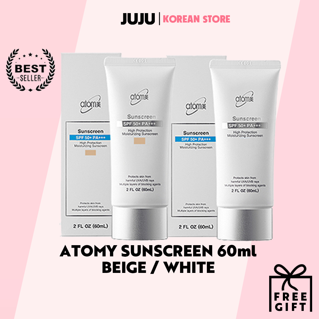 Atomy / Sunscreen Sunblock Suncream Sun screen SPF50+ PA+++ / White / Beige | Shopee Malaysia