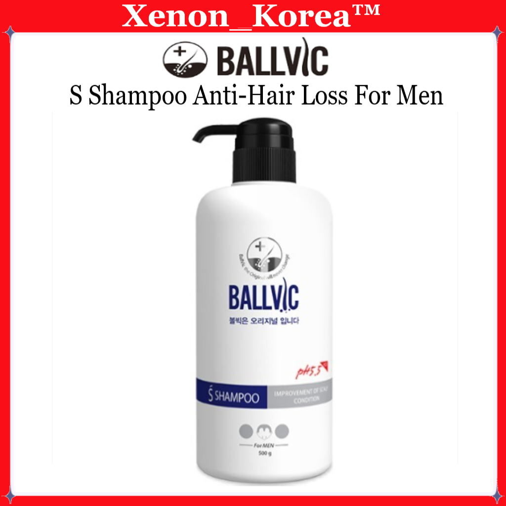 [BallVic] S Shampoo Anti-Hair Loss For Men _230g/500g | Shopee Malaysia