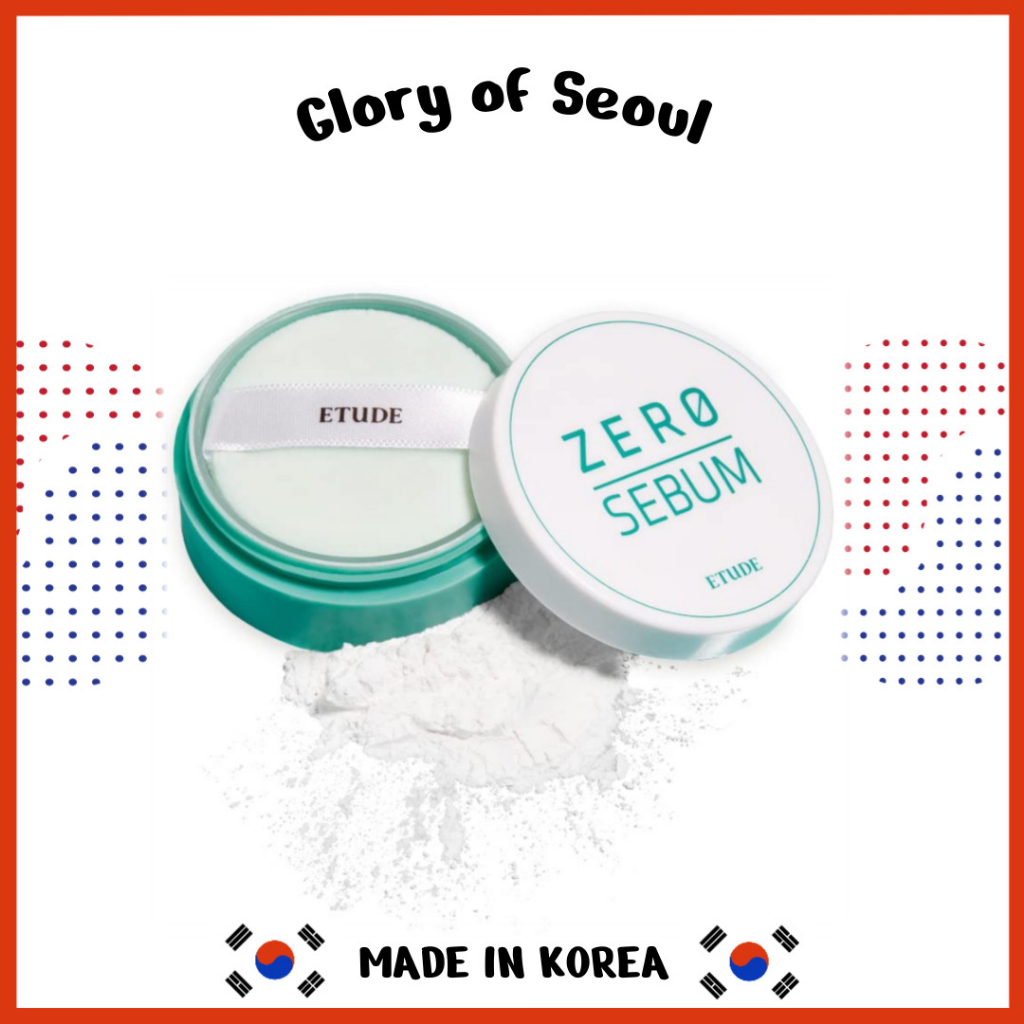 ETUDE Zero Sebum Drying Powder 4g New | Lightweight Oil Control No ...