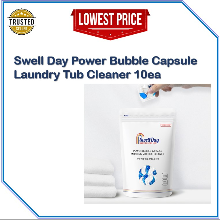 [ Korea ] Swell Day Power Bubble Capsule Laundry Tub Cleaner (10ea ...