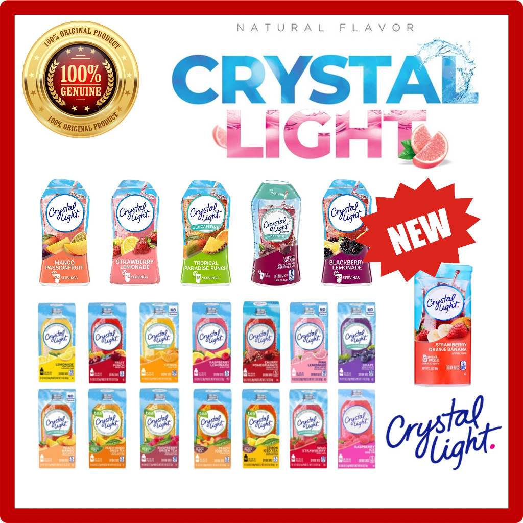 [Crystal Light] Low Calorie Drink Mix Powder Liquid / Fruit Lemonade ...
