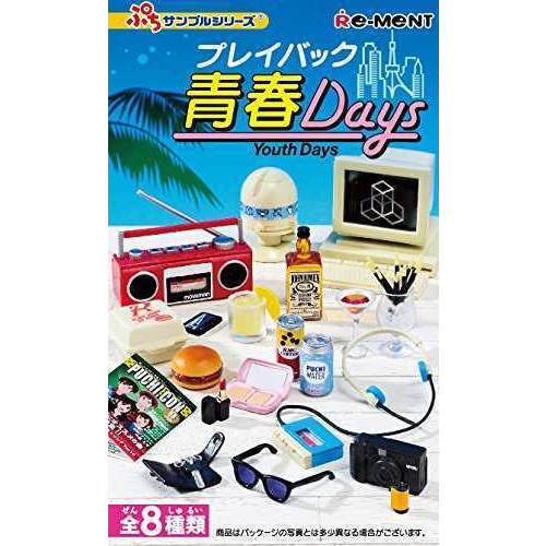 RE-MENT Petit Sample Miniature Series Playback Youth Day Figure (1 ...