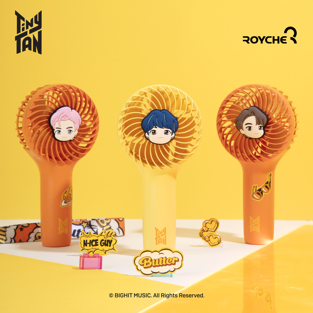 [Korea] BTS(Bangtan boys) Mini Handy Fan TinyTan Butter , Official, Original, Authentic, idol ...