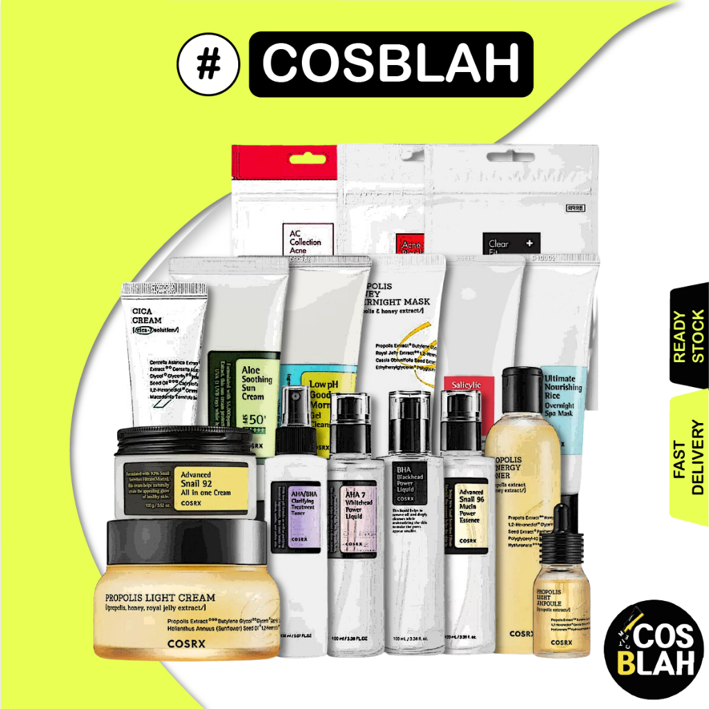 Cosrx BEST Selling Collection - Sun Cream/Clarifying Toner/Power Liquid ...