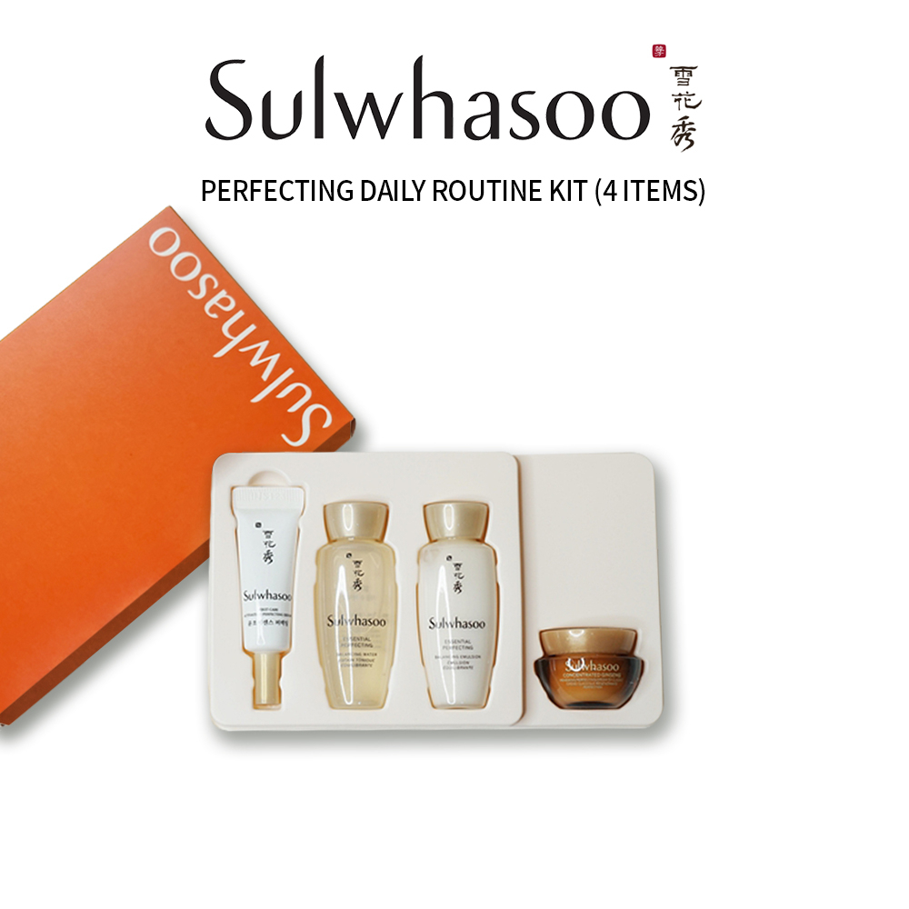 Sulwhasoo Perfecting Daily Routine Kit 4 Items | All Skin Types | Shopee Malaysia
