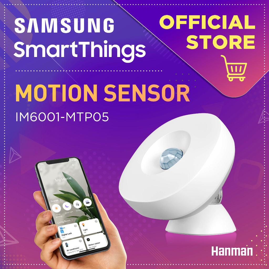 SAMSUNG SMARTTHINGS MOTION SENSOR (1 YEAR WARRANTY + LIFETIME TECHNICAL ...