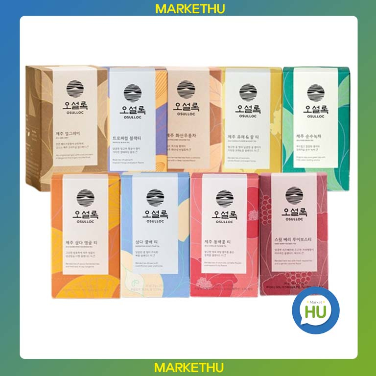 [OSULLOC]Jeju Tea Bag 9 Flavors Series (20ea=1box)/korean AmorePacific Co. Tea | Shopee Malaysia
