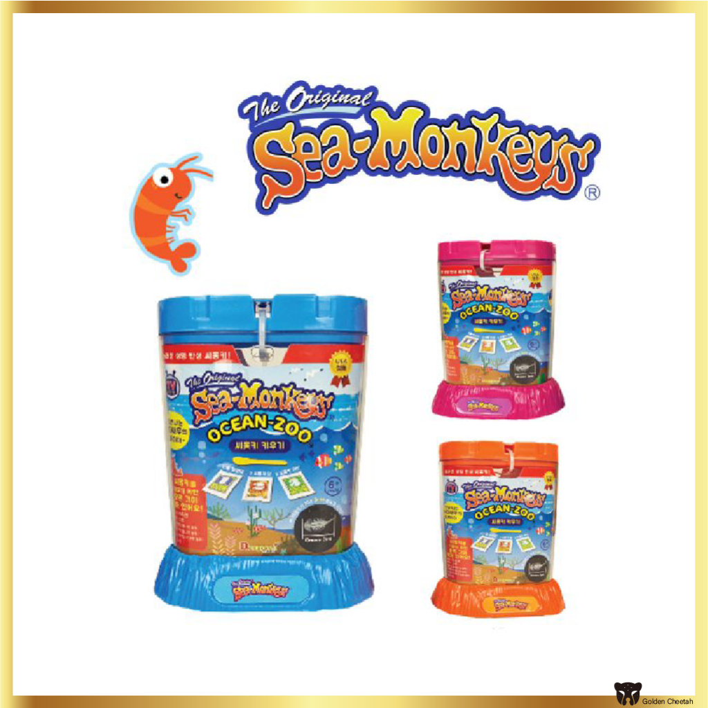 The Original Sea Monkeys Instant Life Artificial Shrimp - Ocean Zoo ...