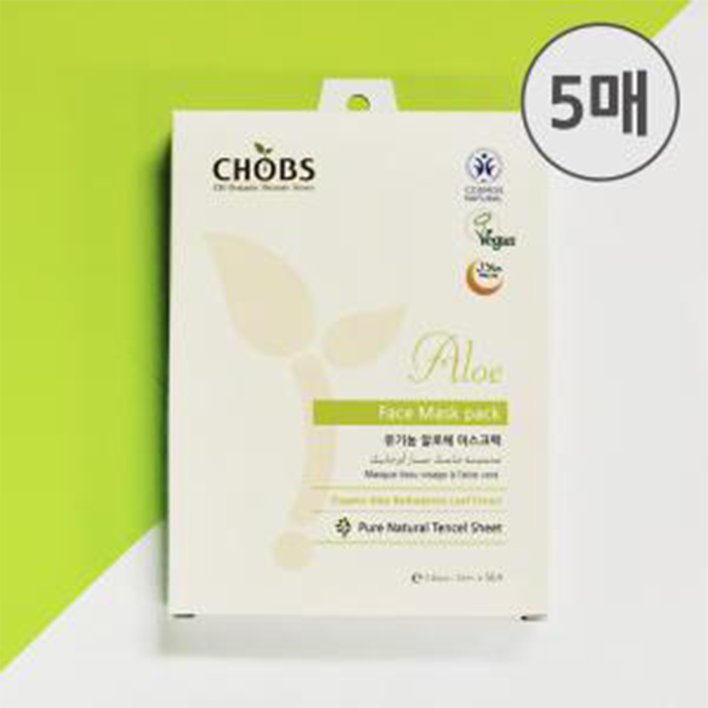 Chobs Aloe Mask Pack 25ml × 5 Sheets Shopee Malaysia