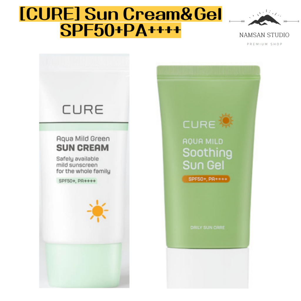[CURE] Sun Cream&Gel SPF50+PA++++ | Shopee Malaysia
