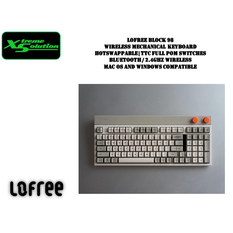 Lofree Block 98 Wireless Mechanical Keyboard | Shopee Malaysia