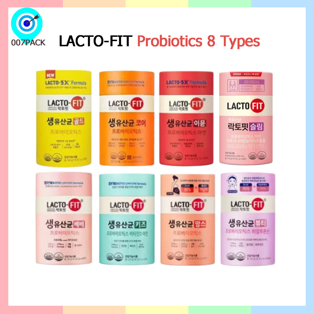 Lacto-FIT Probiotics 8 Types / Korean NO.1 lactobacillus / Lacto Fit ...