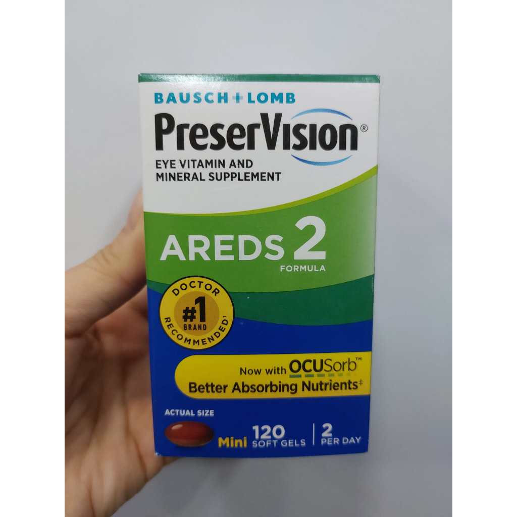 EXP 2025/06 Bausch+Lomb PreserVision AREDS 2 Formula for Eye Health/AMD ...