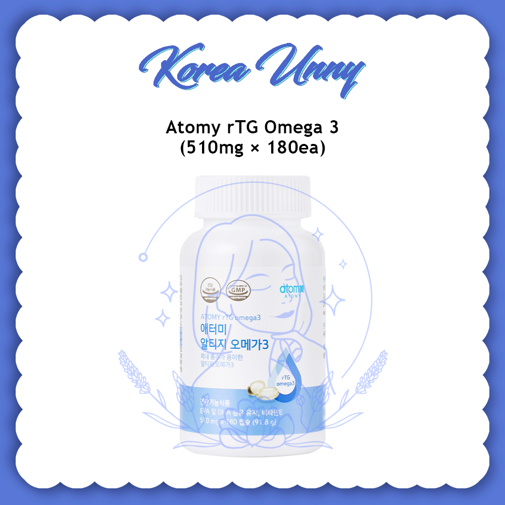 Atomy rTG Omega 3 (510mg X 180ea) from korea | Shopee Malaysia