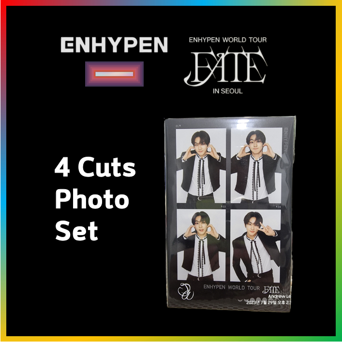 ENHYPEN WORLD TOUR FATE 4 cuts Photo Set | Shopee Malaysia