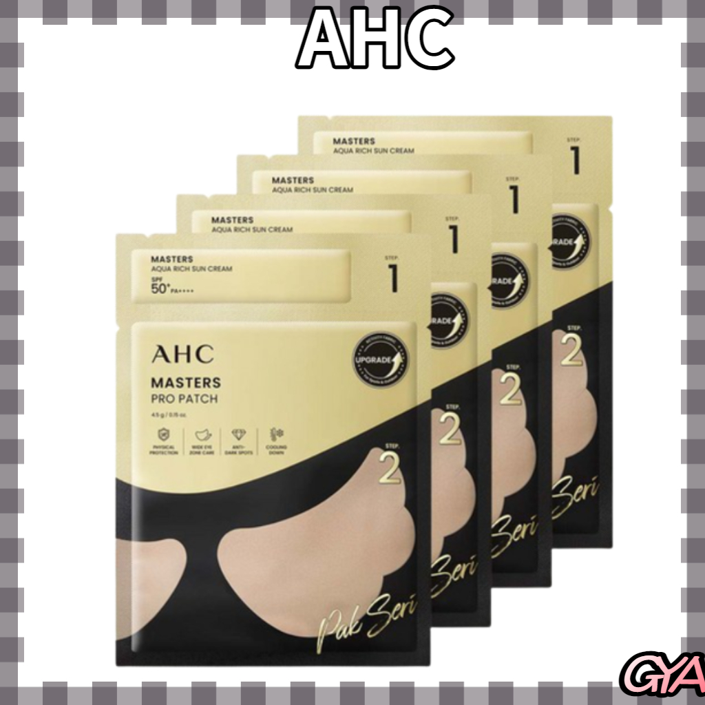 [AHC] MASTERS 2-STEP PRO PATCH & AQUA RICH SUNSCREEN 4SET (golf patch ...