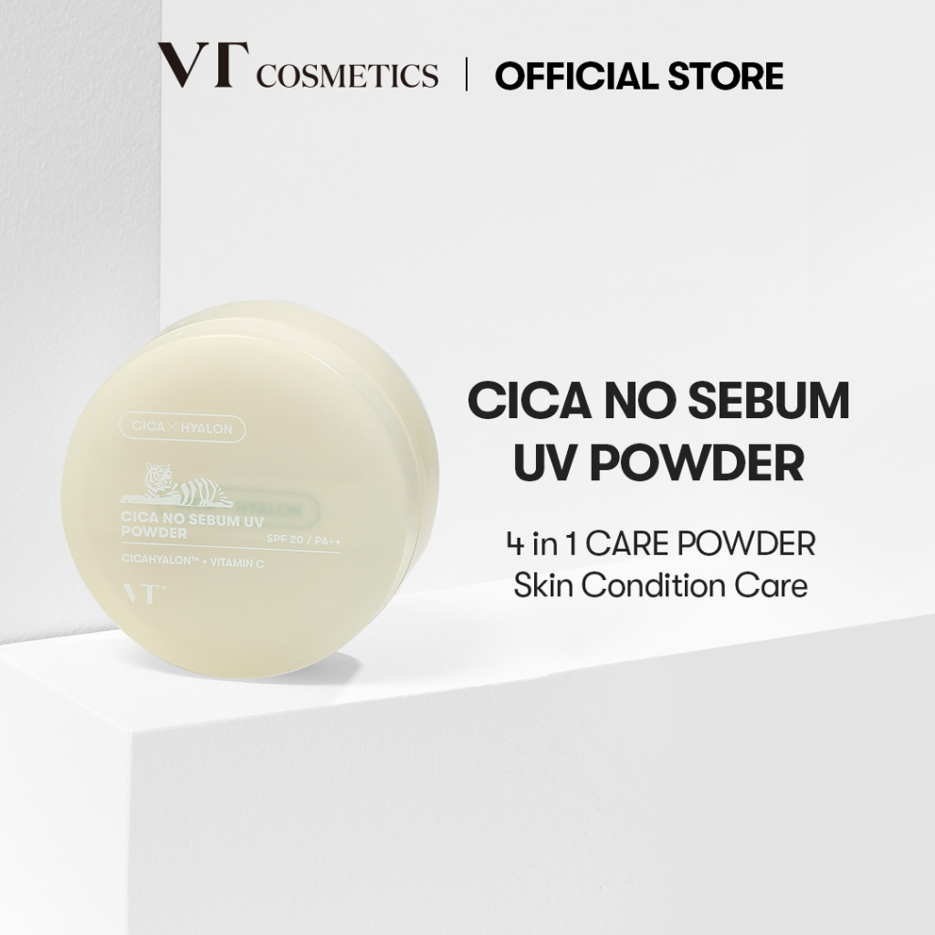 [VT] CICA No Sebum Mild Powder 5g / No Sebum Moisture Powder / No Sebum UV Powder | Shopee Malaysia