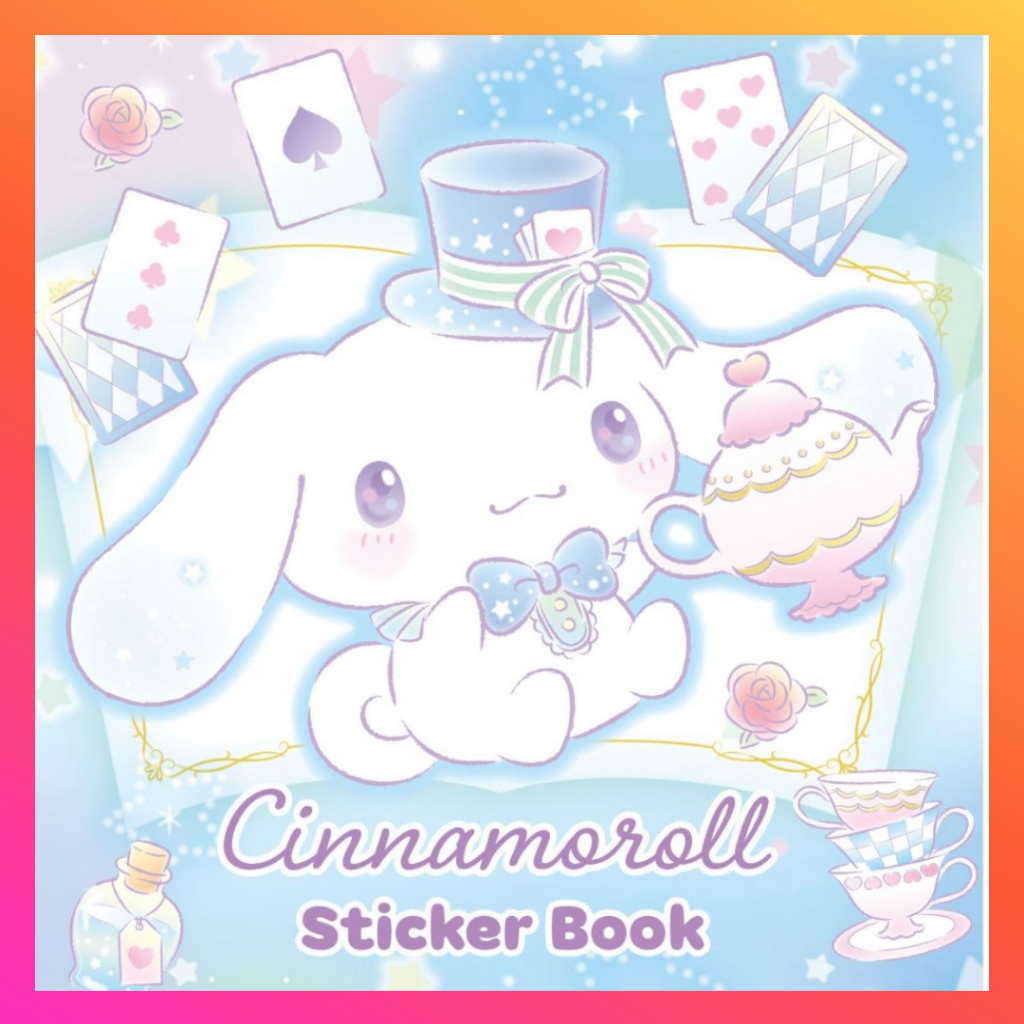 [Sanrio] Cinnamoroll 24 Sheets Sticker Cute Handbook Stickers For ...