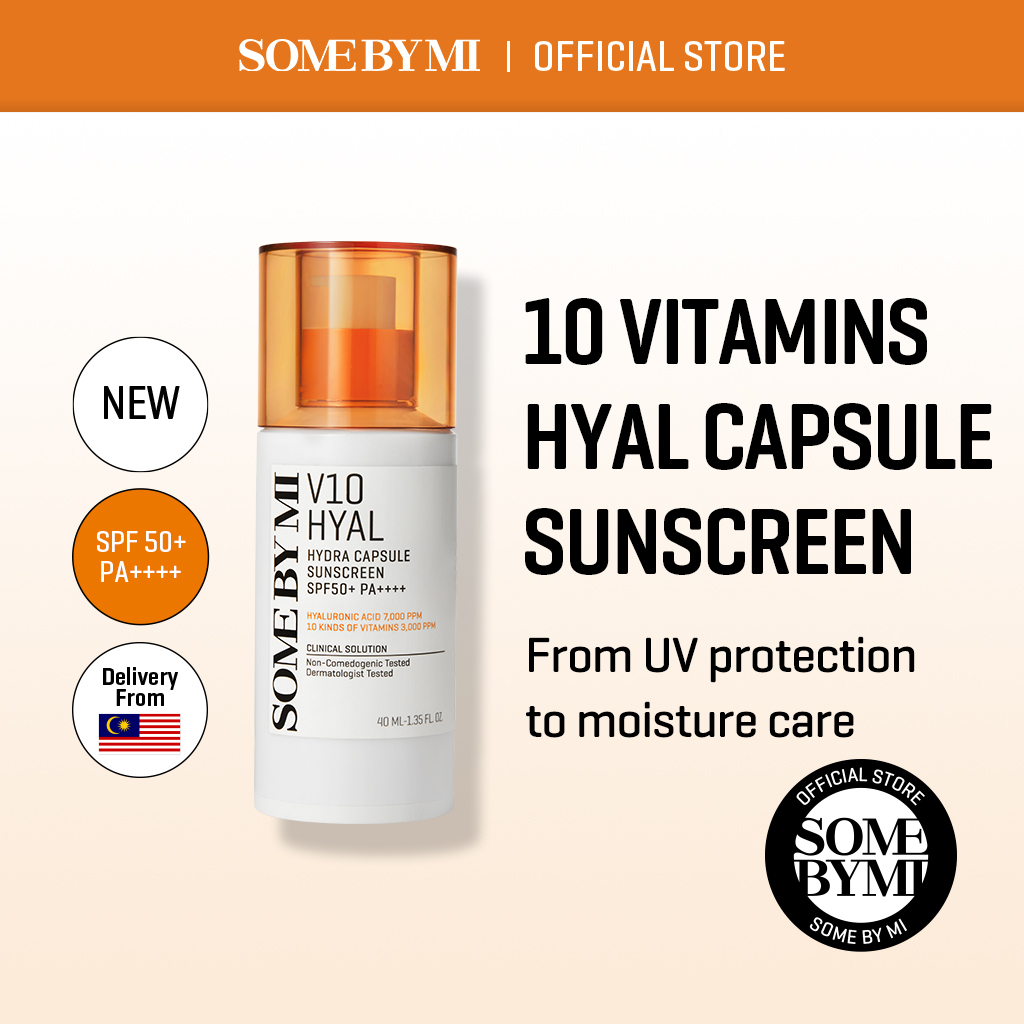 [SOME BY MI] V10 Hyal Hydra Capsule Sunscreen SPF50+ PA++++ 40ml ...