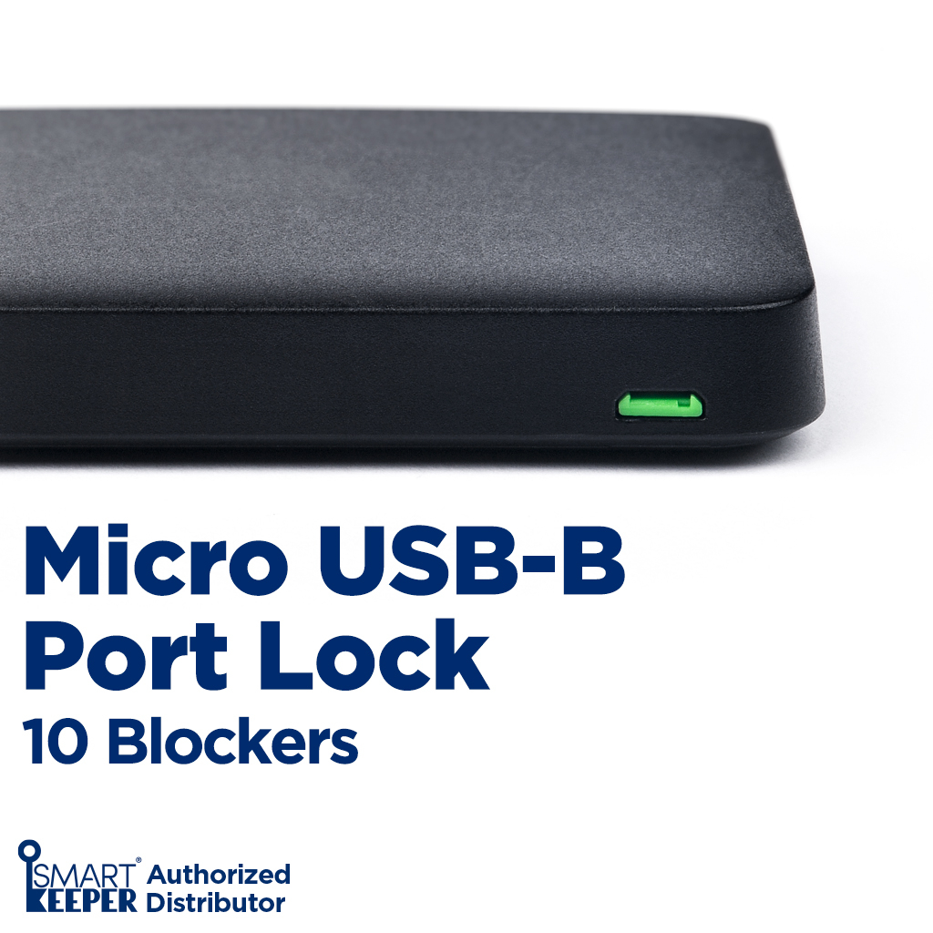 Micro USB-B Port Lock 10 | Micro USB Type B port blocker 10ea without ...