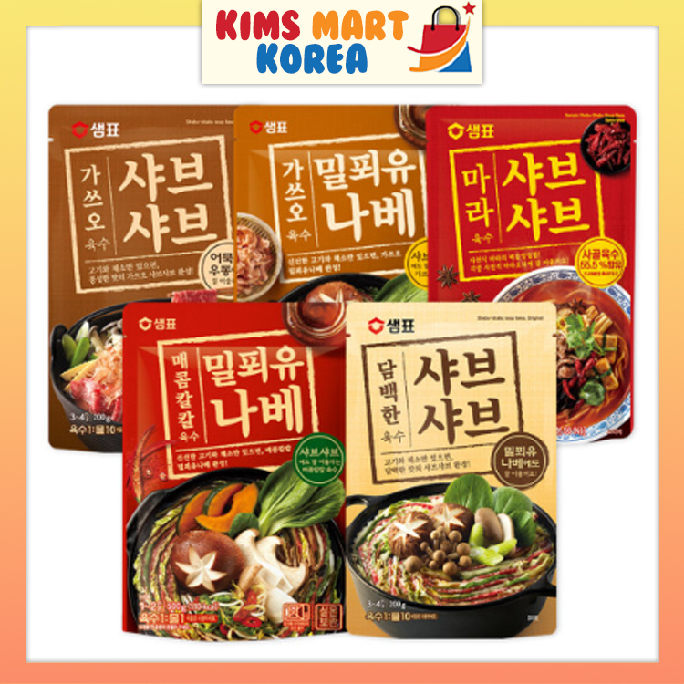 Sempio Korea Shabu Shabu Gravy Soup Base Original, Katsuo For Mille ...