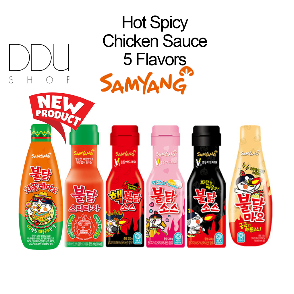 [NO HALAL] Samyang Hot Spicy Buldak Sauce 6 Flavors / Original , Extra ...