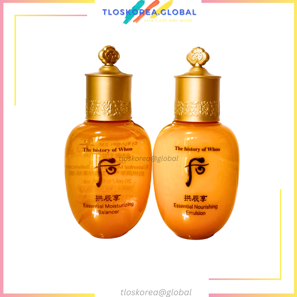The History of Whoo Gongjinhyang Essential Moisturizing Balancer Emulsion 20ml | Shopee Malaysia